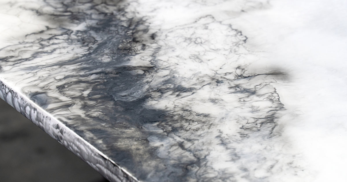 Creating Marble Countertop Effects with Epoxy