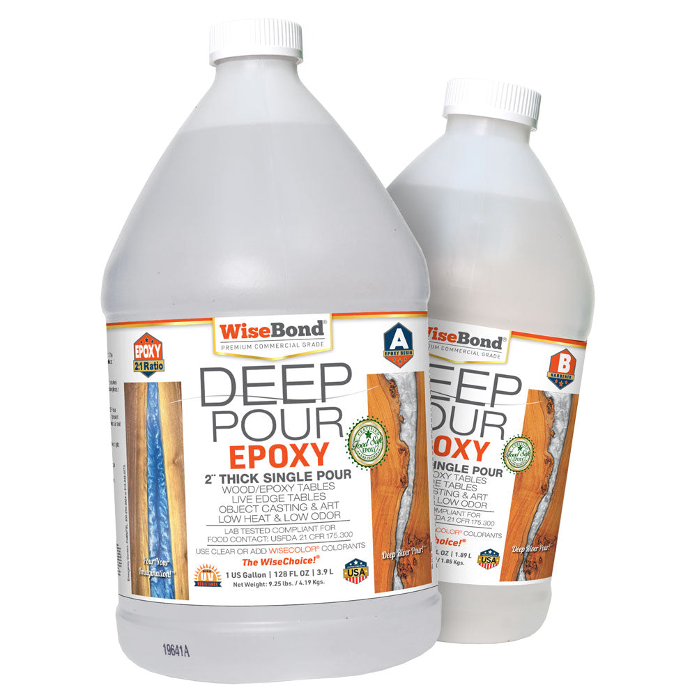 Deep Pour Epoxy | River Table Epoxy | Deep Pour Resin 1.5-Gallon Kit