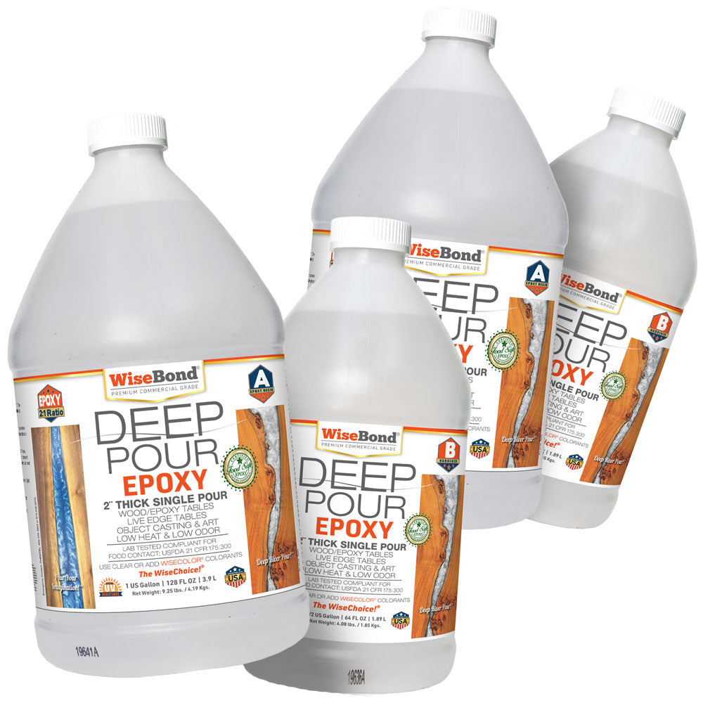 Deep Pour Epoxy | River Table Epoxy | Deep Pour Resin 3-Gallon Kit