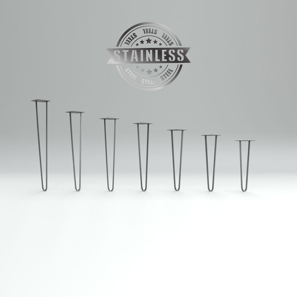 Stainless Steel Hairpin Legs | Wood Table Legs | USA Made