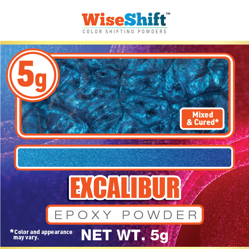 Teal-Blue Color Shifting Mica | Epoxy Colorant | Chameleon Powder